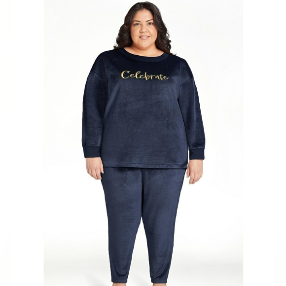 Joyspun | Intimates & Sleepwear | Joyspun Navy Blue Celebrate 3piece ...